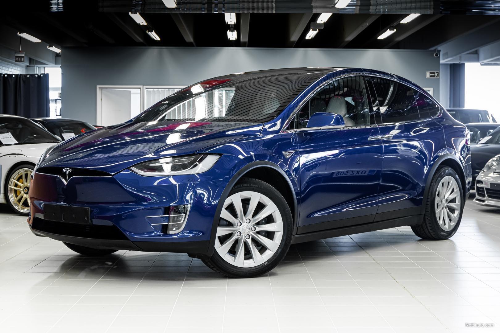 Tesla Model X 90D, 6-paikkainen, Vetokoukku Tila-auto 2016 - Vaihtoauto ...