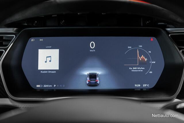 Tesla Model X 90D, 6-paikkainen, Vetokoukku Tila-auto 2016 - Vaihtoauto ...