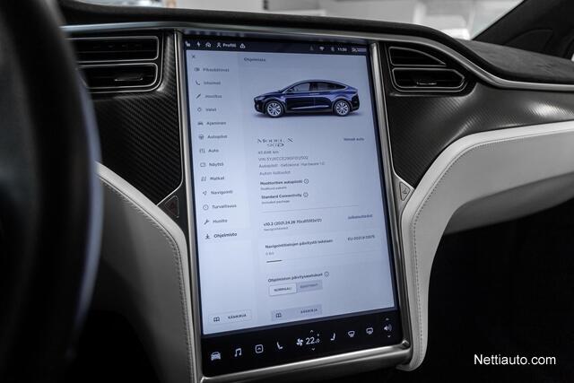 Tesla Model X 90D, 6-paikkainen, Vetokoukku Tila-auto 2016 - Vaihtoauto ...