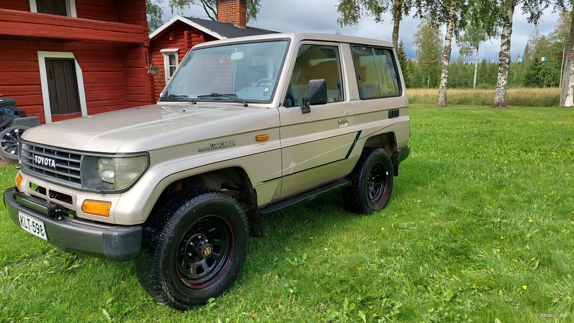 Toyota Land Cruiser rj 70 22r-e ruiskumoottorilla Maastoauto SUV 1991 ...