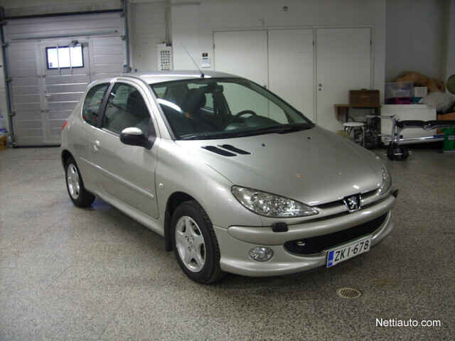 Peugeot 206 1.1 3d Trendy AJ.VAIN 100 TKM,ILMASTOINTI,SIISTIKUNTOINEN,RAH.ILMAN KÄSIRAHAA ...