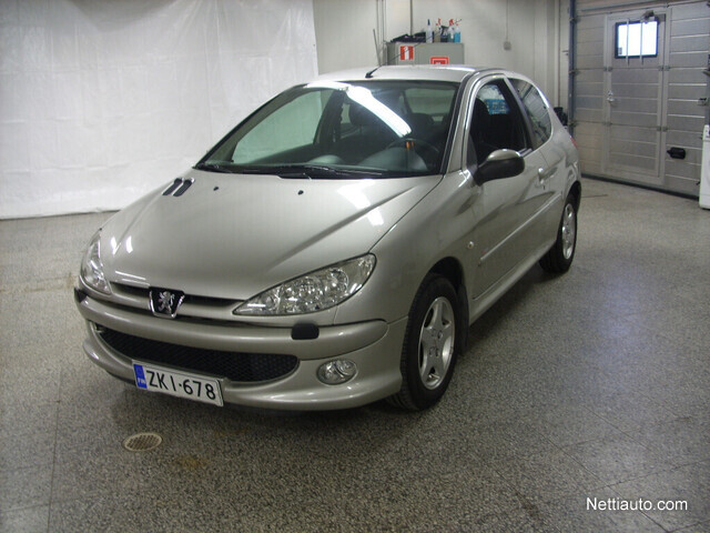 Peugeot 206 1.1 3d Trendy AJ.VAIN 100 TKM,ILMASTOINTI,SIISTIKUNTOINEN,RAH.ILMAN KÄSIRAHAA ...