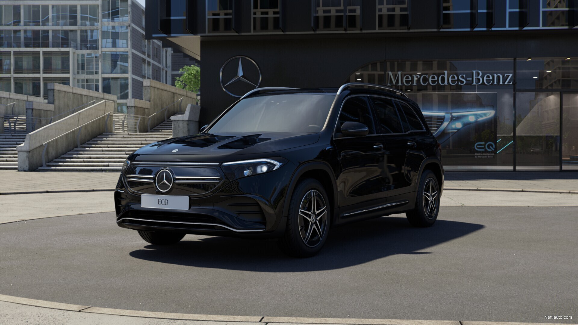 Mercedes-Benz EQB 300 4Matic Business AMG ** Ajoavustimet / Keyless-Go / Muistipenkit ...