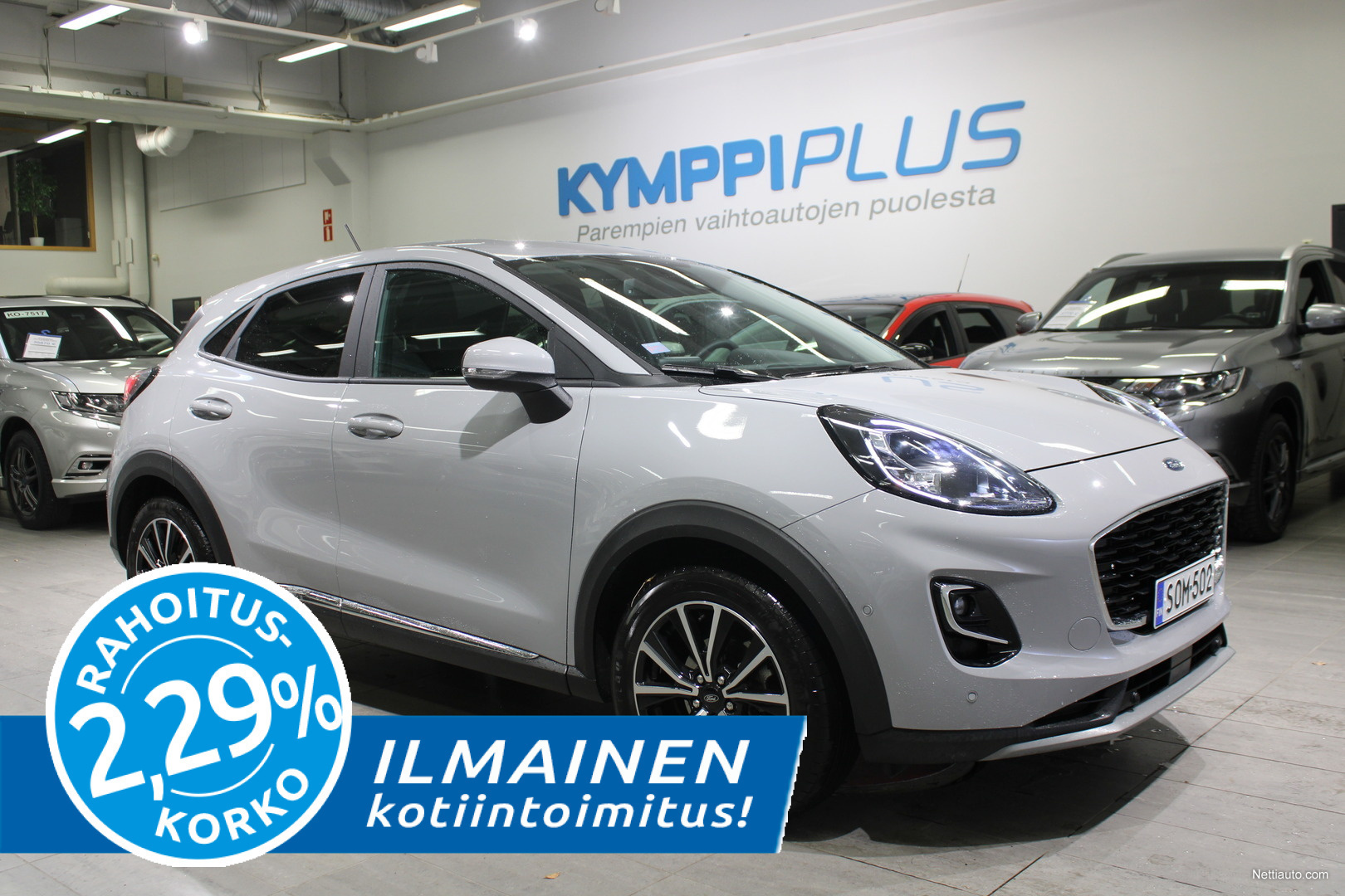 Ford Puma 1,0 EcoBoost 125hv A7 Titanium 5-ovinen - RAHOITUSKORKO 2,29% ...