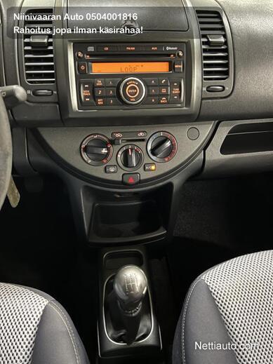Nissan Note 1.6 5d Alvillinen! Rahoitus alk.69€/kk Viistoperä 2008 ...