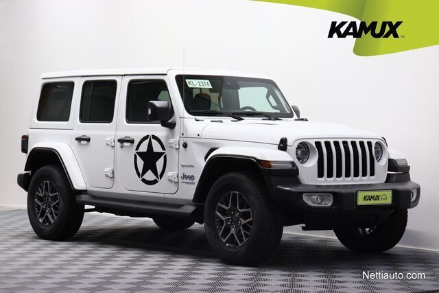 Jeep Wrangler Sahara 2.0 PHEV AT8 4x4 / **380HV** / LED / Nahat / Kamerat / Adapt.Cruise / SIS ...