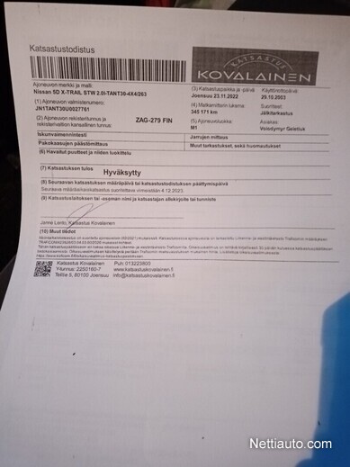 Nissan X-Trail 2.0 4wd Business Sport Maastoauto SUV 2003 - Vaihtoauto ...