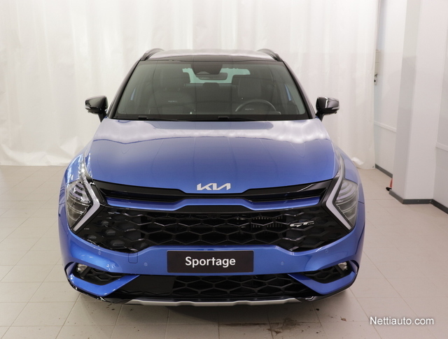 Kia Sportage 1,6 T-GDI FWD Hybrid GT-Line AT 230hv - PACIFIC BLUE (m) + musta katto+GT-Line ...