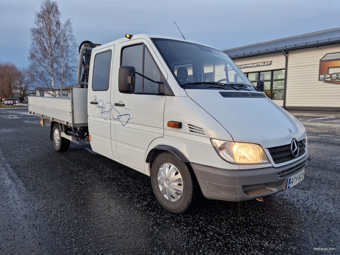 Mercedes-Benz Sprinter 313 CDI-3.5/35 Kombi HIAB. 7-PAIKKAINEN KEVYT-KA ...