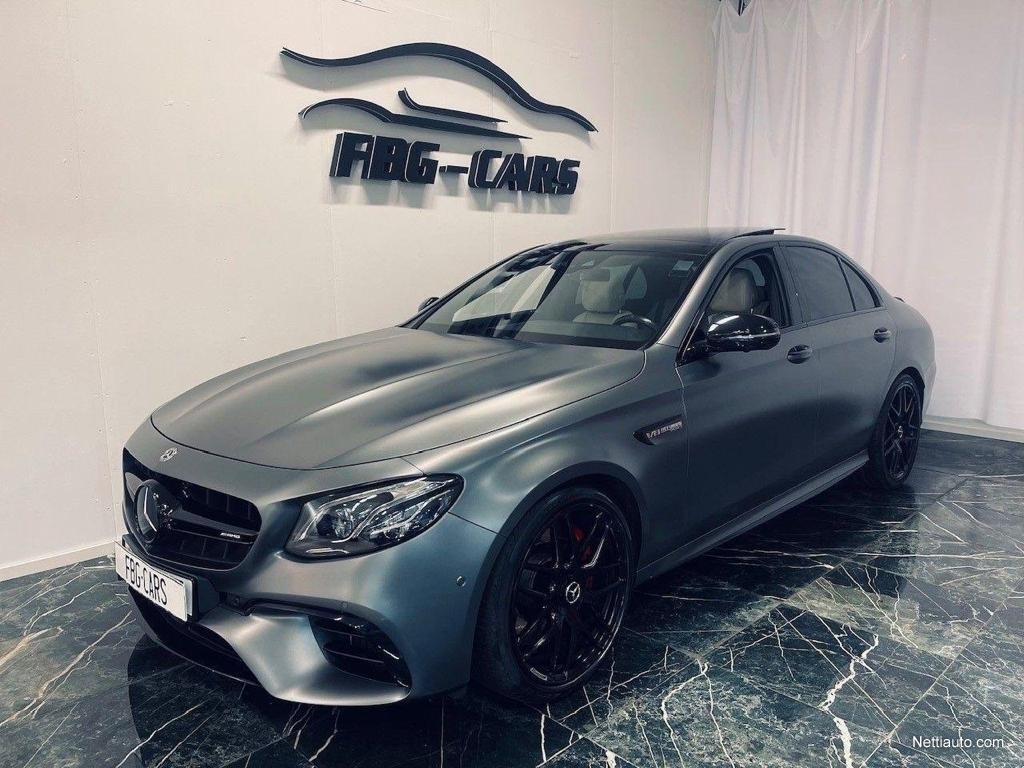 Mercedes-Benz E 63 AMG E 63S AMG Burmester Frozen Grey Porrasperä 2018 ...