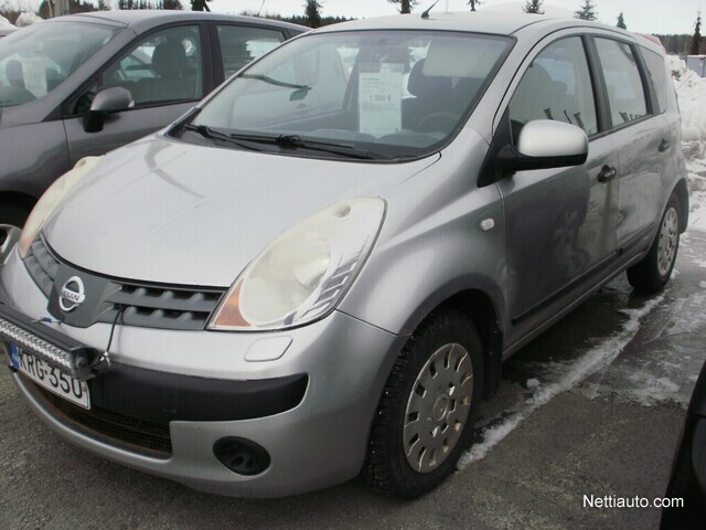 Nissan Note 1,5 dCi 86 hp Tekna 5-vaiht. 5-ov. 3 Tila-auto 2007 ...