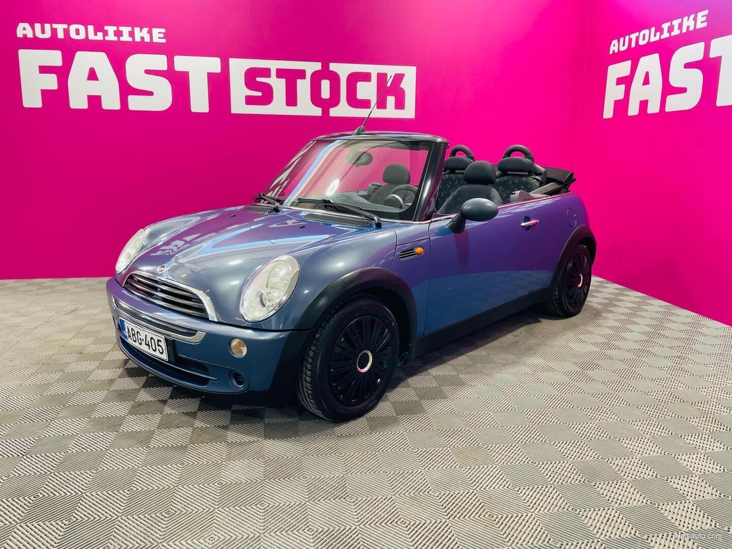 Mini Cooper 1.6 Cabrio ONE malli! / Suomi-auto / Yksi omistaja / Vähän ...