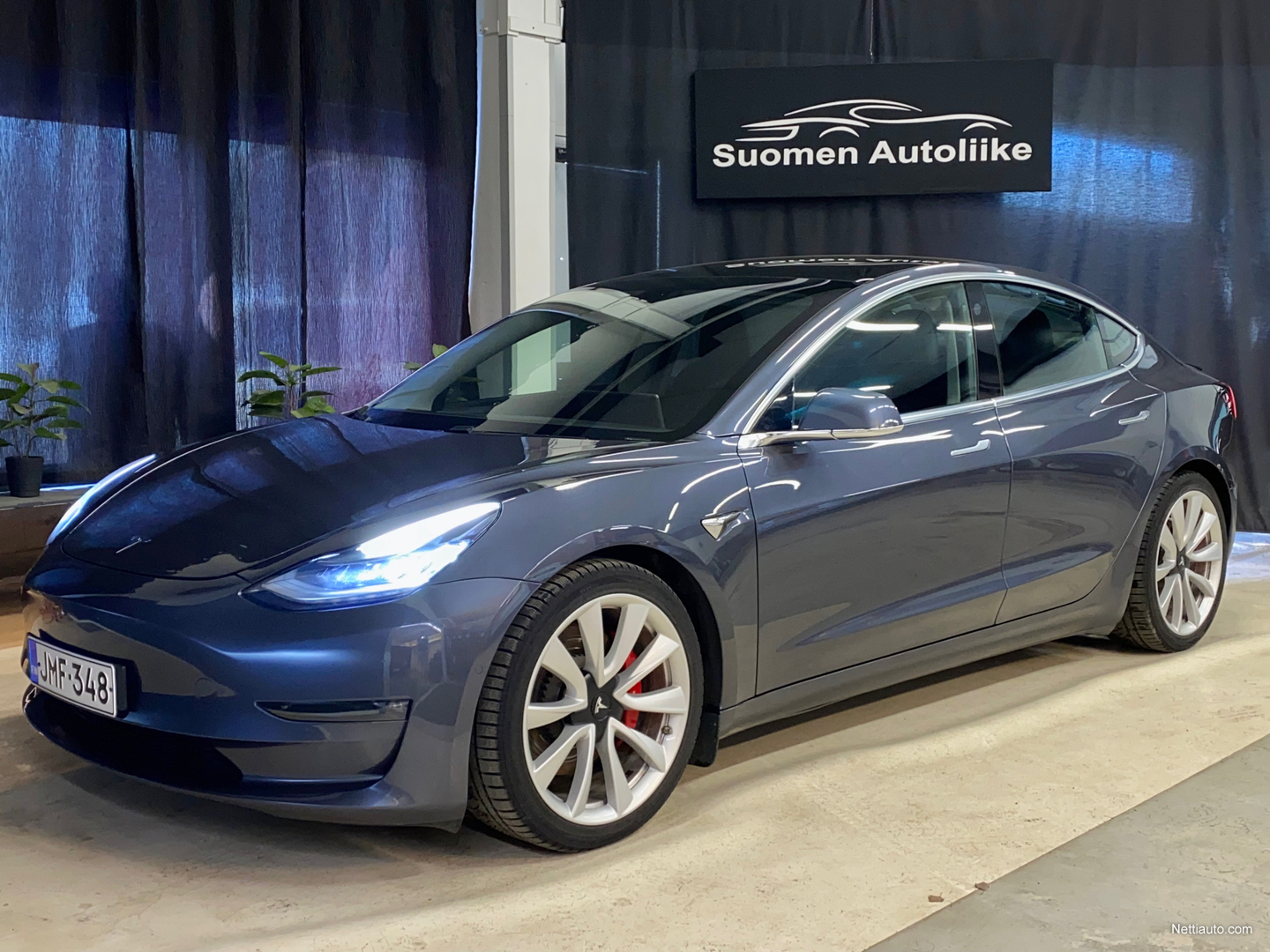 Tesla Model 3 Performance Dual Motor AWD 2X Renkaat Porrasperä 2020 ...