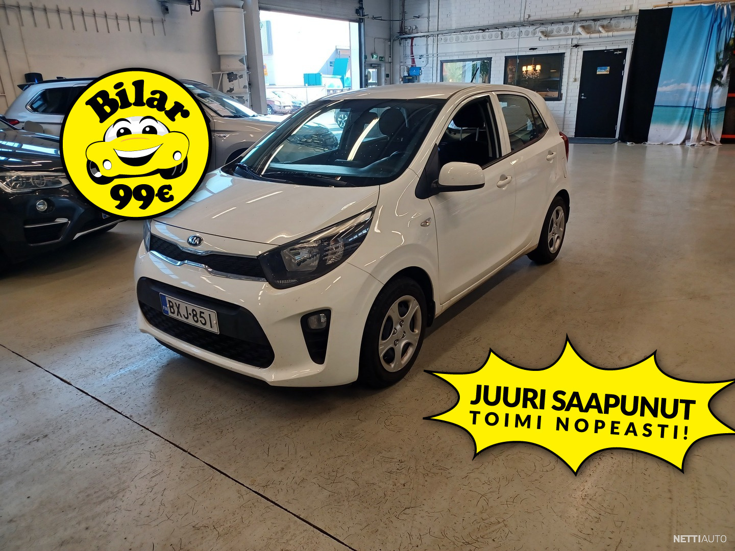 Kia Picanto 1,0 ISG LX Eco Dynamics // Lohko / Merkkikirja / Suomiauto / Ratinlämmitin // - *NYT ...