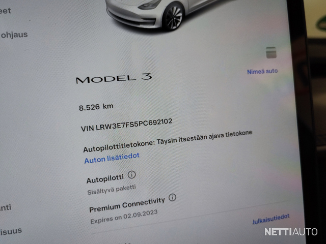 Tesla Model 3 Standard Range Plus Ryzen *UUDENVEROINEN! CARBON/SPOILER ...
