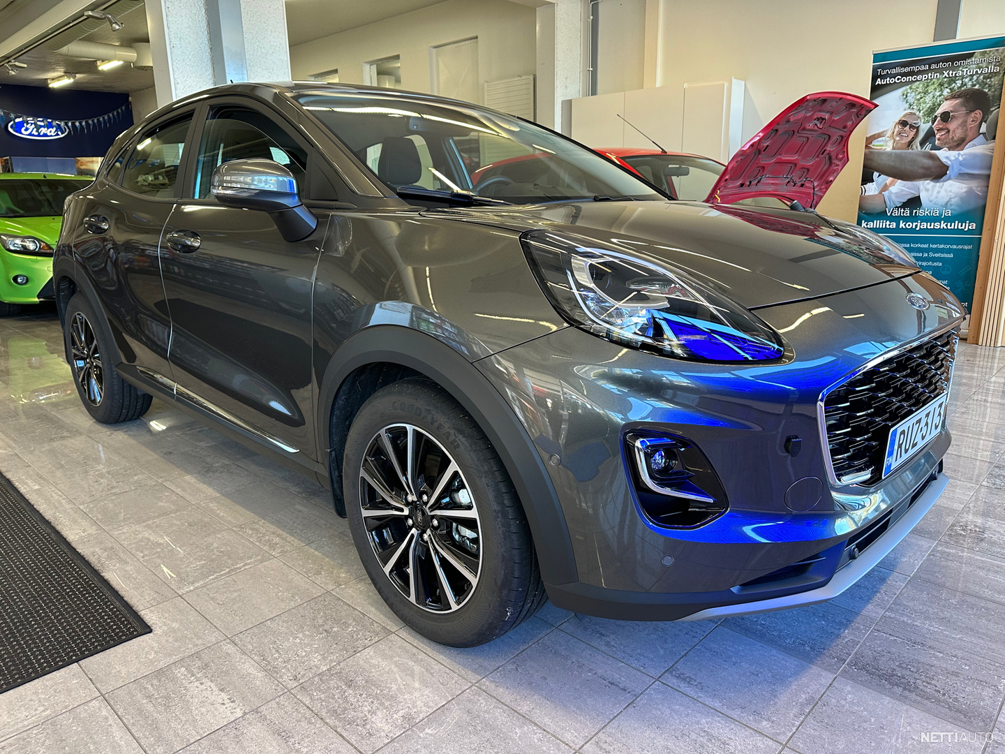 Ford Puma 1.0 EcoBoost Hybrid (mHEV) 125hv A7 DCT 5-ovinen Titanium ...