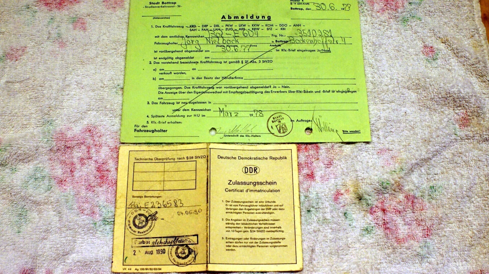 Trabant 601 P601A Tila-auto 1977 - Vaihtoauto - Nettiauto