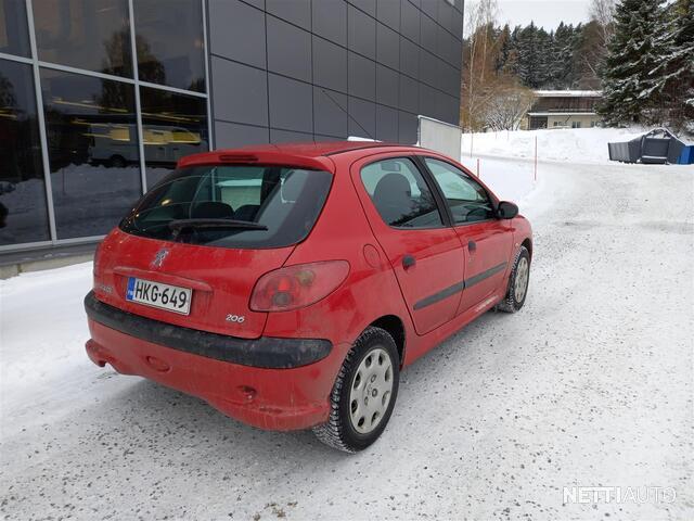 Peugeot 206 4D 206 HATCHBACK 1.4I *Vähän ajettu!, Ilmastointi, Kahdet renkaat* Muu 2006 ...