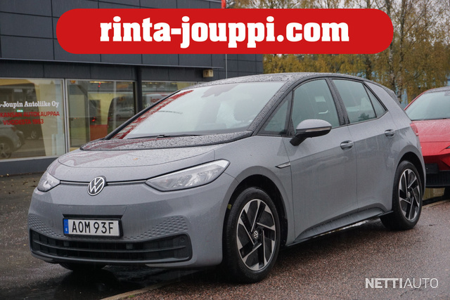 Volkswagen ID3 Pro Performance Life 150 kW, akku 58 kWh - 2 x renkaat ja vanteet, Navigointi ...