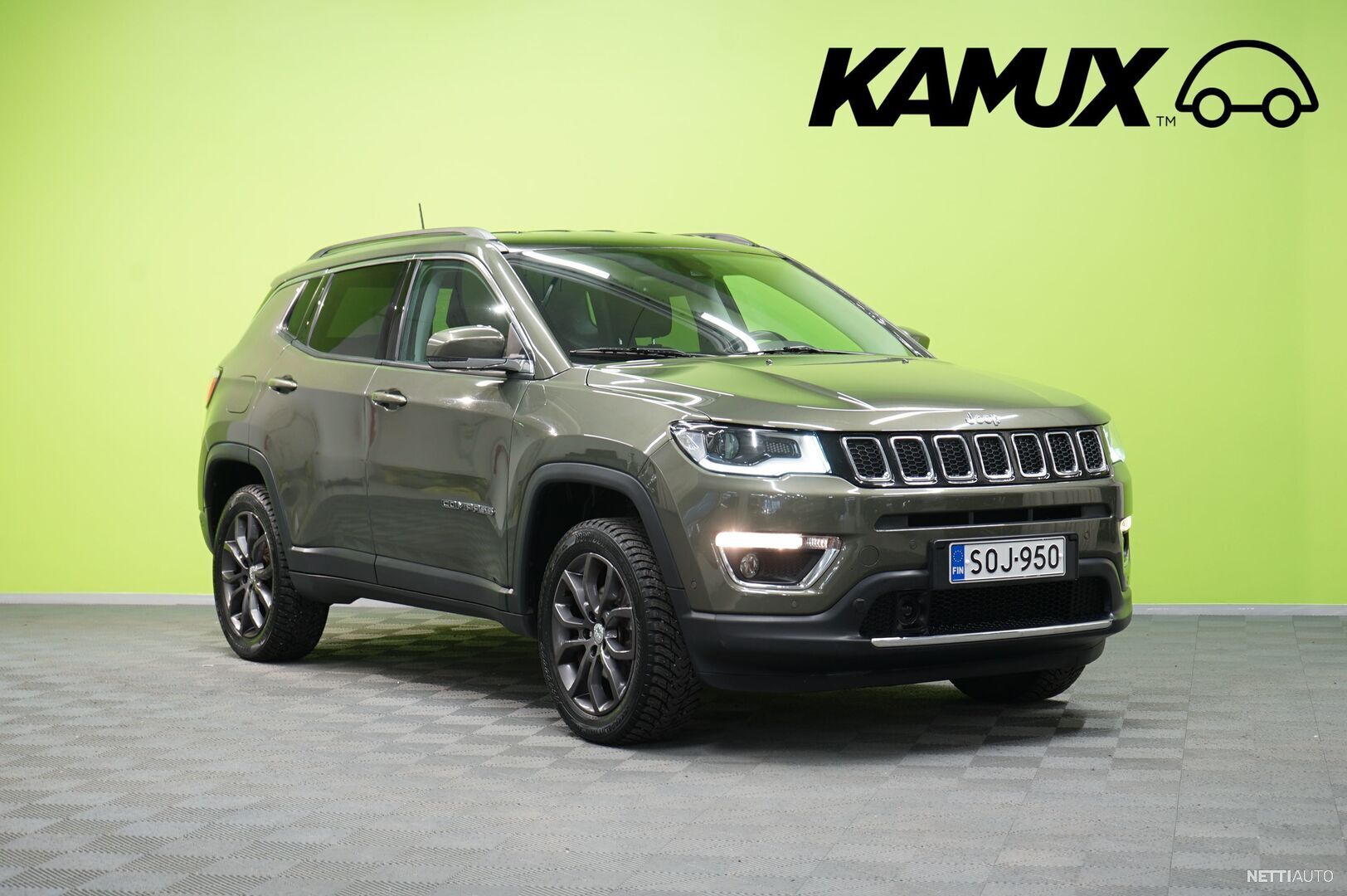 Jeep Compass 1,4 MultiAir 170hv AT9 4WD Limited / 1 Om. Suomi-auto ...