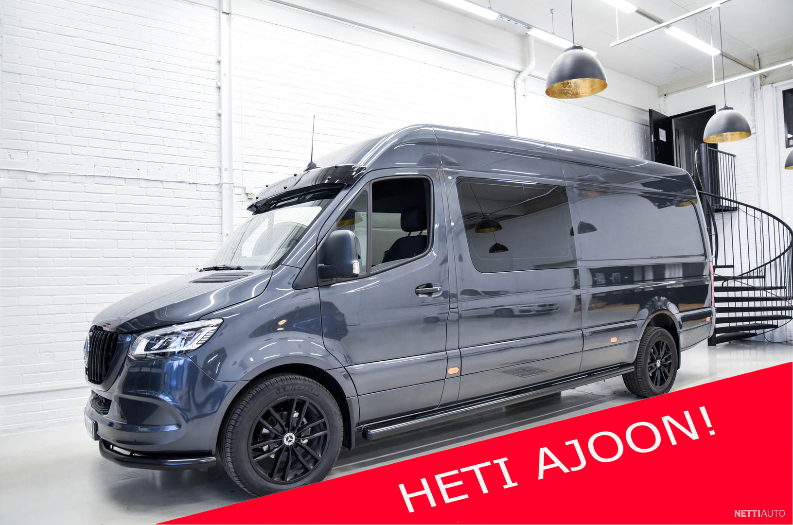 Mercedes-Benz Sprinter 319CDI-3,5/43K pitkä A3 A EAV-LUX / Adapt.vak ...