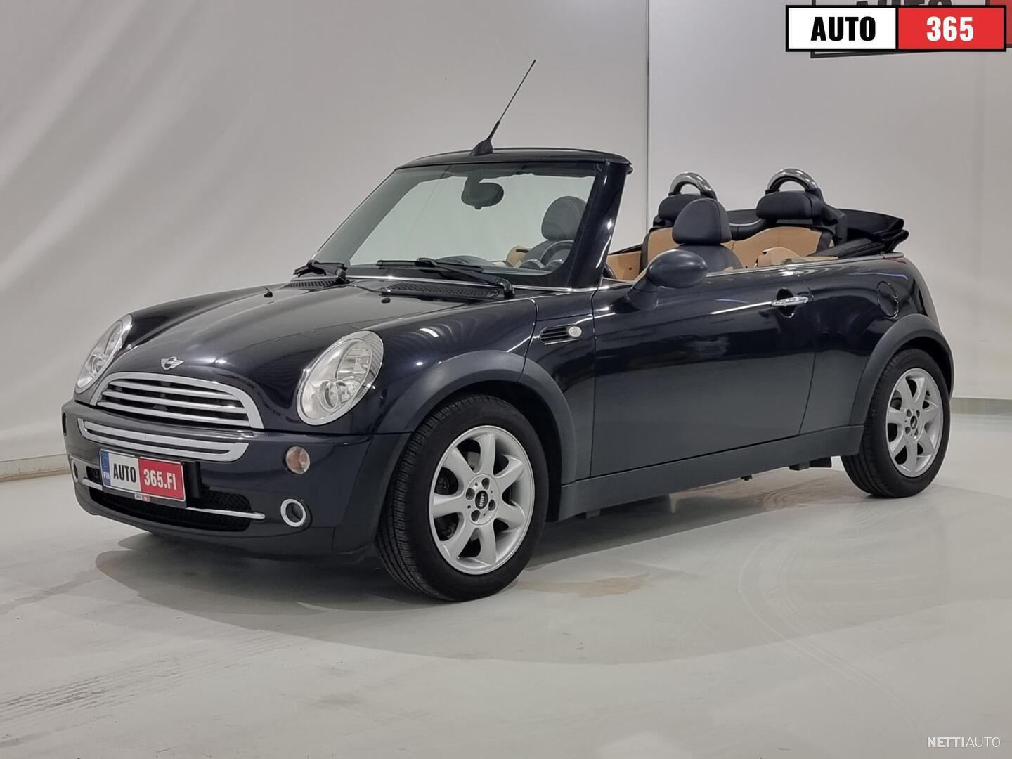 Mini One **3,99 korko**Cabrio 1.6i *Ilmastointi *P-tutka *Nahkaverhoilu ...