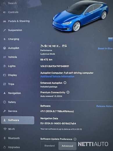 Tesla Model S Perf Raven, cpo, 21&19” Viistoperä 2019 - Vaihtoauto ...
