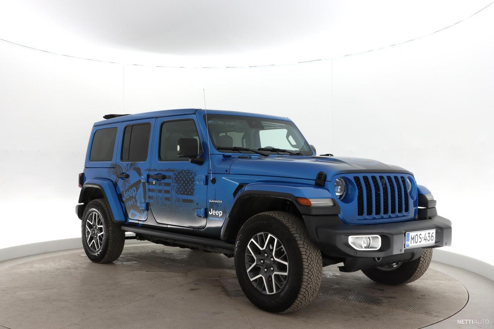 Jeep Wrangler Sahara 2.0 PHEV AT8 4x4 MY23 PowerSoftTop / Navigointi / Avattava katto / Alpine ...