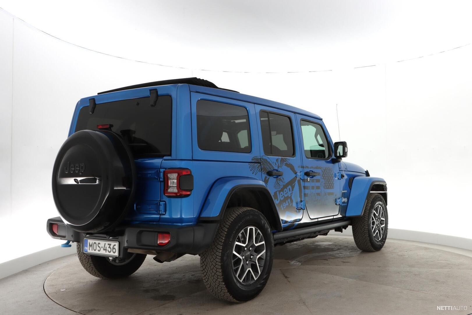 Jeep Wrangler Sahara 2.0 PHEV AT8 4x4 MY23 PowerSoftTop / Navigointi / Avattava katto / Alpine ...