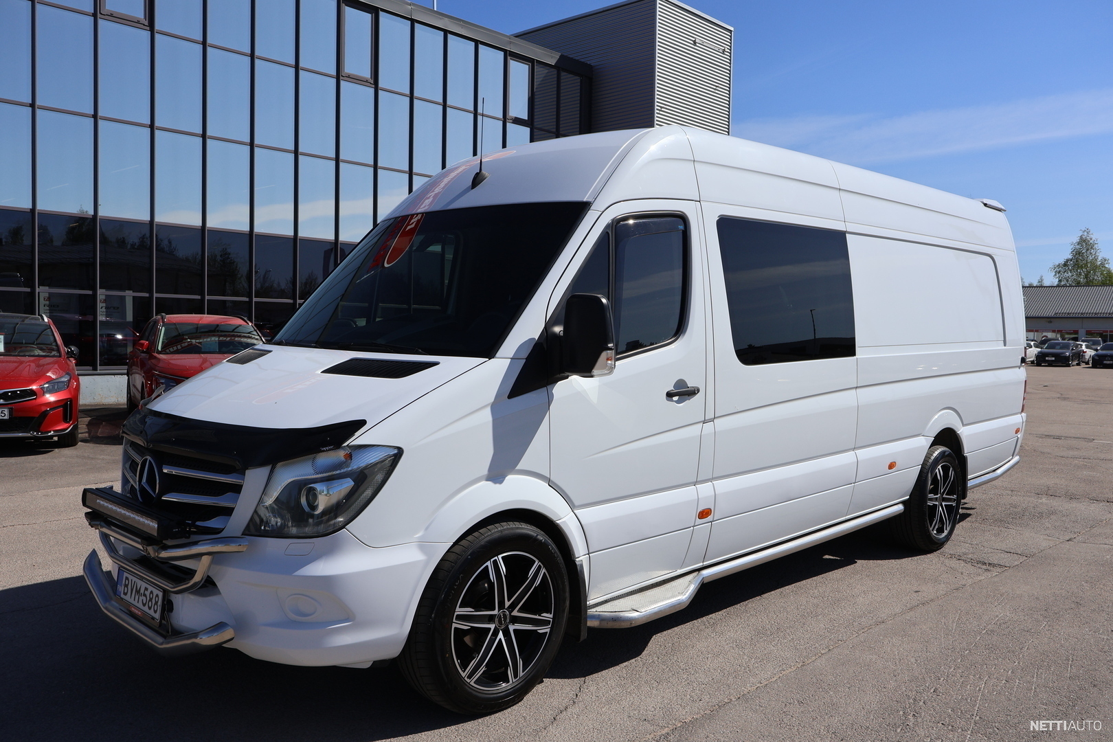 Mercedes-Benz Sprinter 319CDI-3,55/43K extrapitkä A4 A - ALV-vähennyskelpoinen K-A, 2+2hlö hytti ...