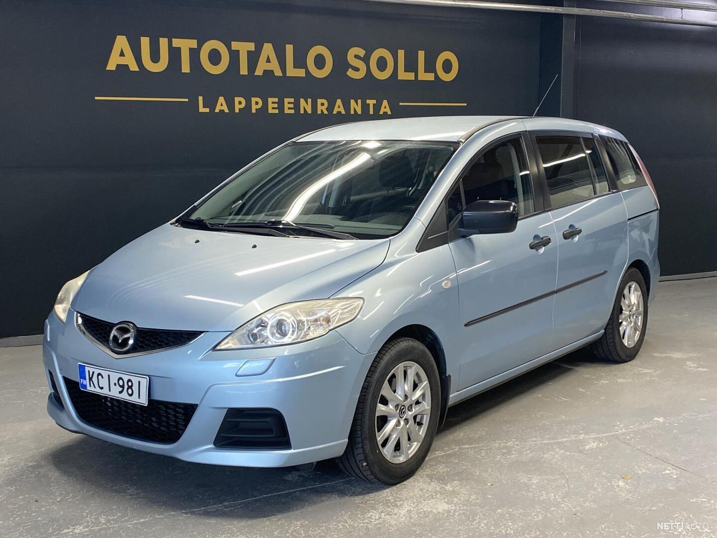 Mazda 5 MPV 1,8 Classic #ERITTÄIN SIISTI #ILMASTOINTI #VETOKOUKKU Tila-auto 2009 - Vaihtoauto ...