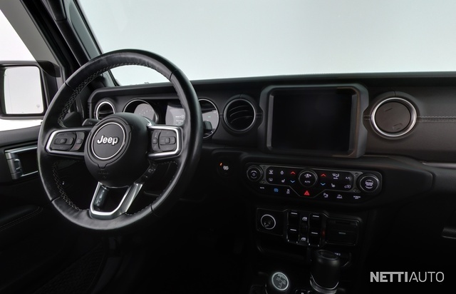 Jeep Wrangler Sahara 2.0 PHEV AT8 4x4 - Korko 2,99%* - Alpine-audio, Nahkaverhoilu, PowerSoftTop ...