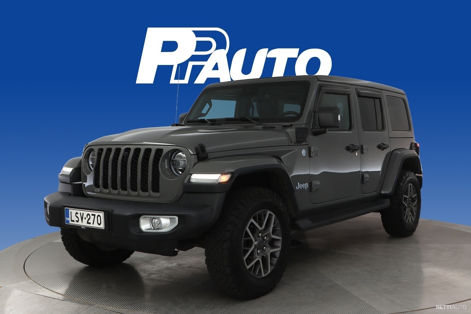 Jeep Wrangler Sahara 2.0 PHEV AT8 4x4 - Korko 2,99%* - Alpine-audio, Nahkaverhoilu, PowerSoftTop ...