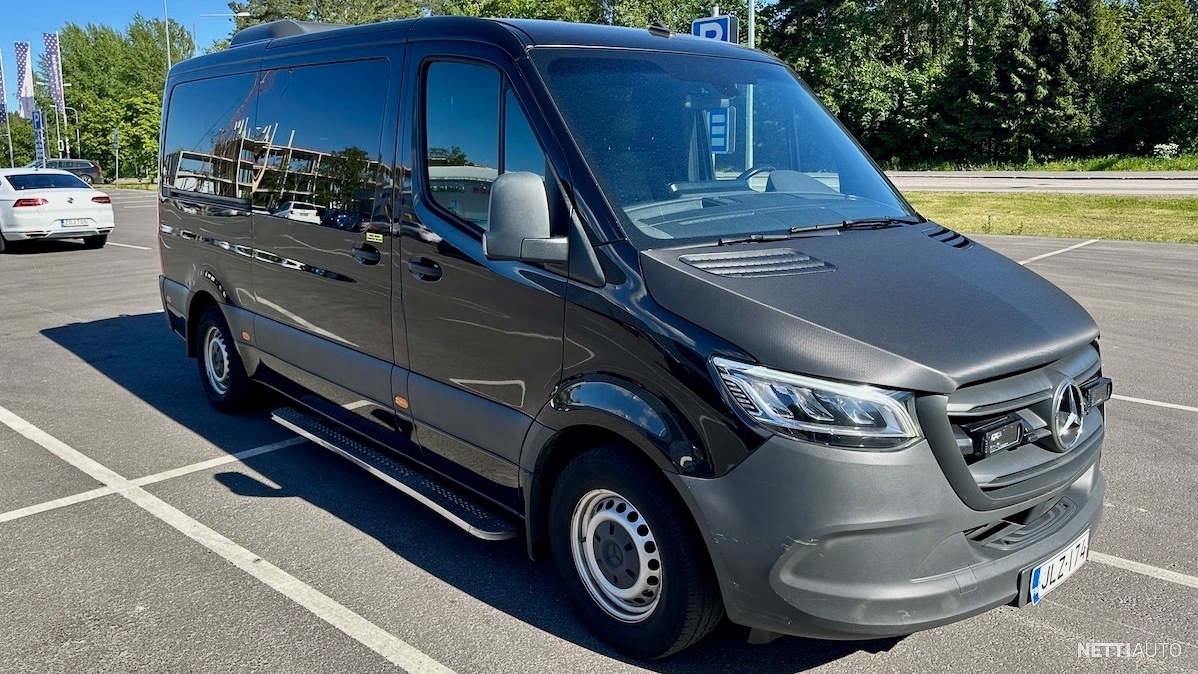 Mercedes-Benz Sprinter Invapohja 1+8 Iso Esteetön / Invataksi / Taksi ...