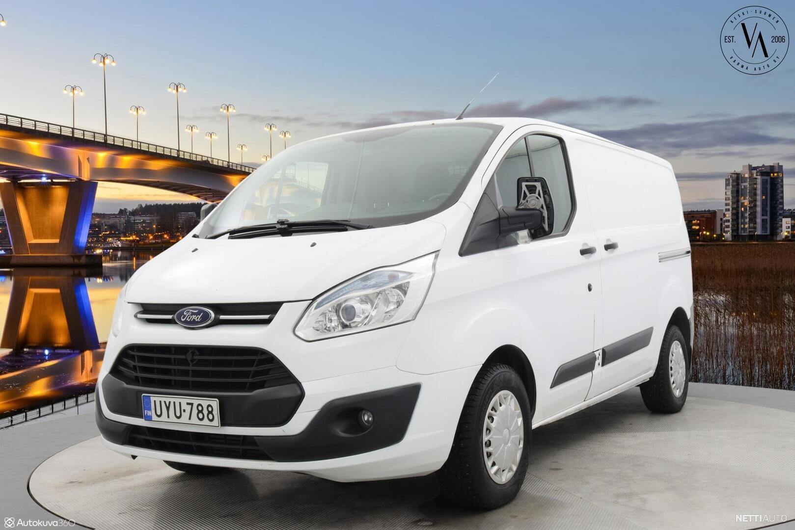 Ford Transit Custom * 310 2,2TDCi 125 hv M6 Van N1 L1H1 * Läpijuostava * Webasto * Vakkari ...