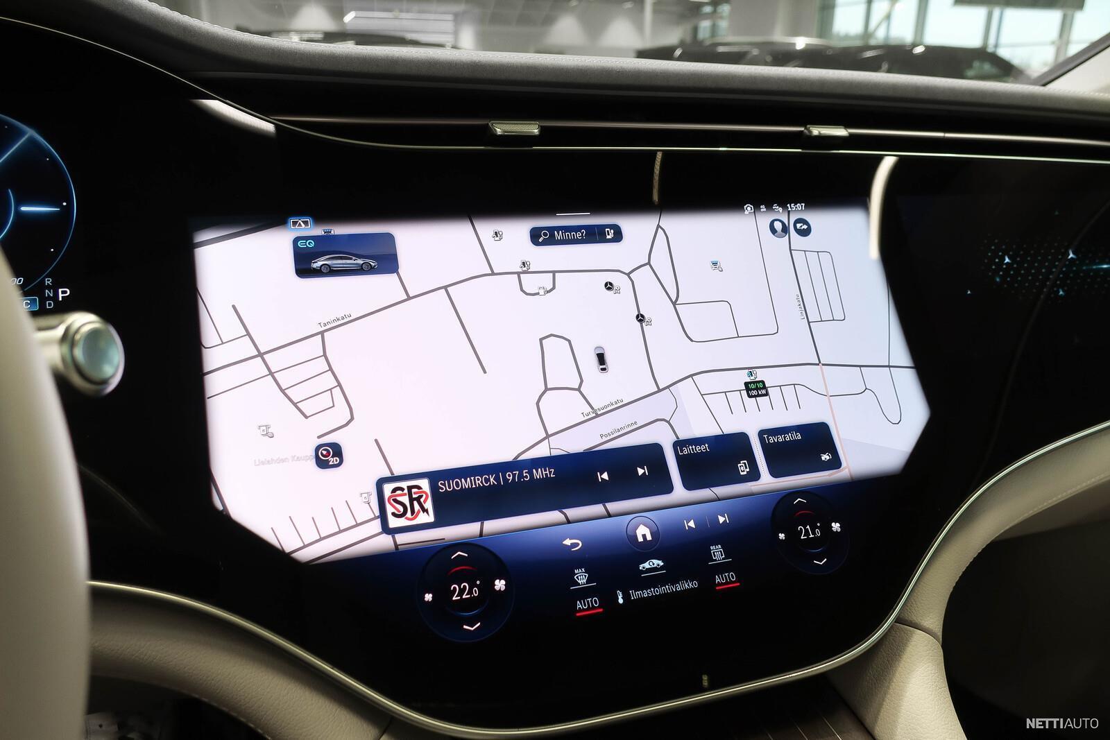 Mercedes-Benz EQS 580 4MATIC / ACC / Digital LED -Ajovalot / Burmester ...