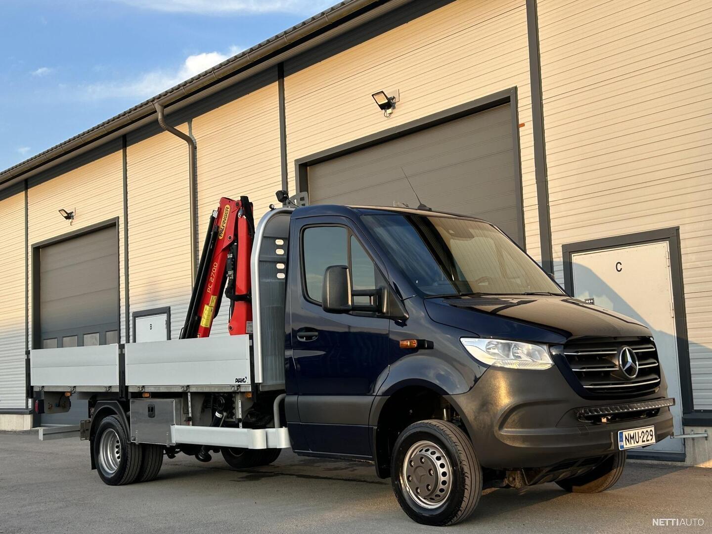Mercedes-Benz Sprinter 519 CDI 4X4 *PALFINGER 2700 NOSTURI* Avolava 2022 - Vaihtoauto - Nettiauto